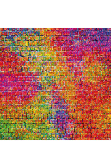 Multicolored Collage Abstract Art | Andrew Martin Many Faces, Medium ...