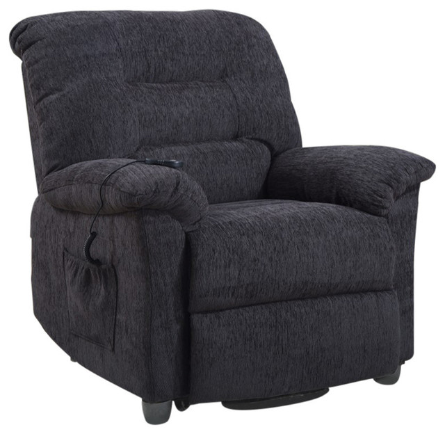 Fabulous Deep Gray Power lift Recliner - Contemporary - Recliner Chairs ...
