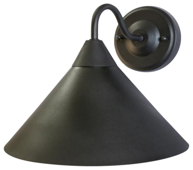 OWL72-MBK Cory 10"x10"x10" - Transitional - Outdoor Wall Lights And ...