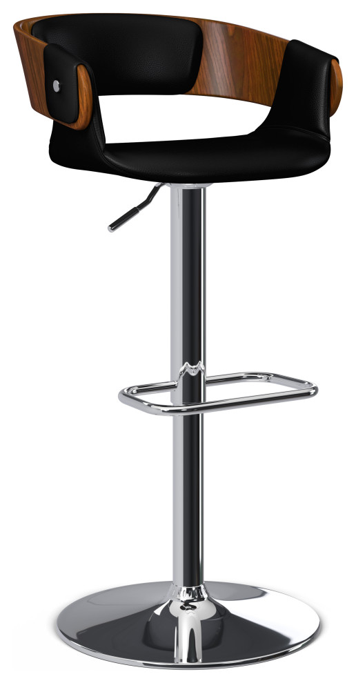 Farrell Adjustable Gas Lift Bar Stool - Contemporary - Bar Stools And ...