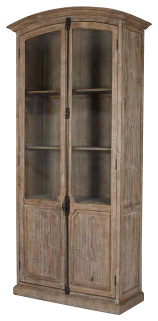 Chester Cabinet, Limed Gray - Farmhouse - China Cabinets And Hutches ...