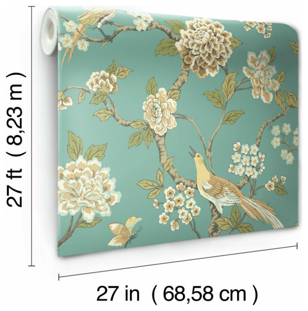 Fanciful Wallpaper - Asian - Wallpaper - by York Wallcoverings Inc | Houzz