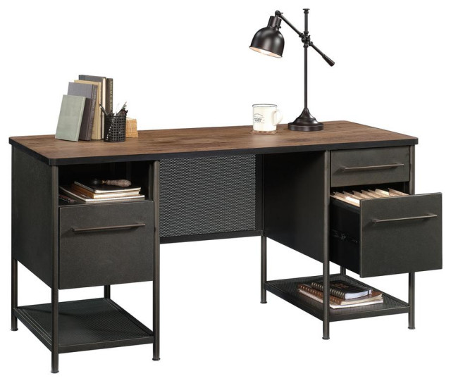 Boulevard Cafe Executive Desk Vo - Contemporary - Desks And Hutches ...