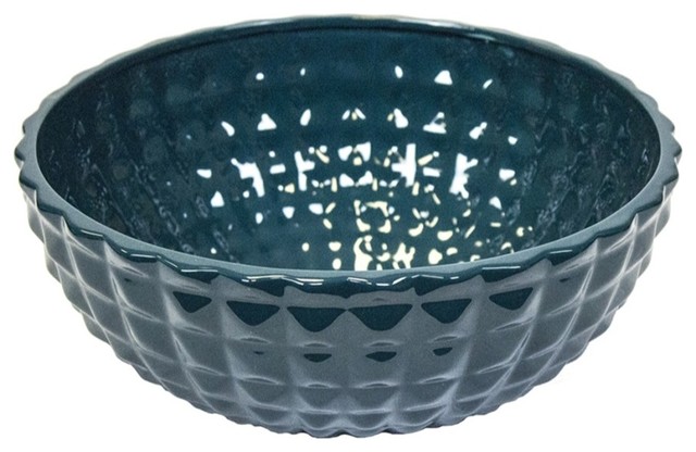 Ceramic Decorative Centerpiece Bowl, Green - Contemporary - Decorative ...