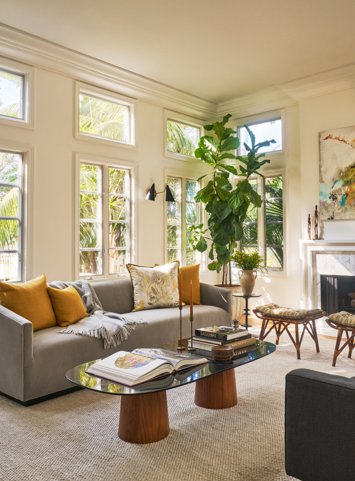 Santa Monica Spanish - Transitional - Living Room - Los Angeles - by ...