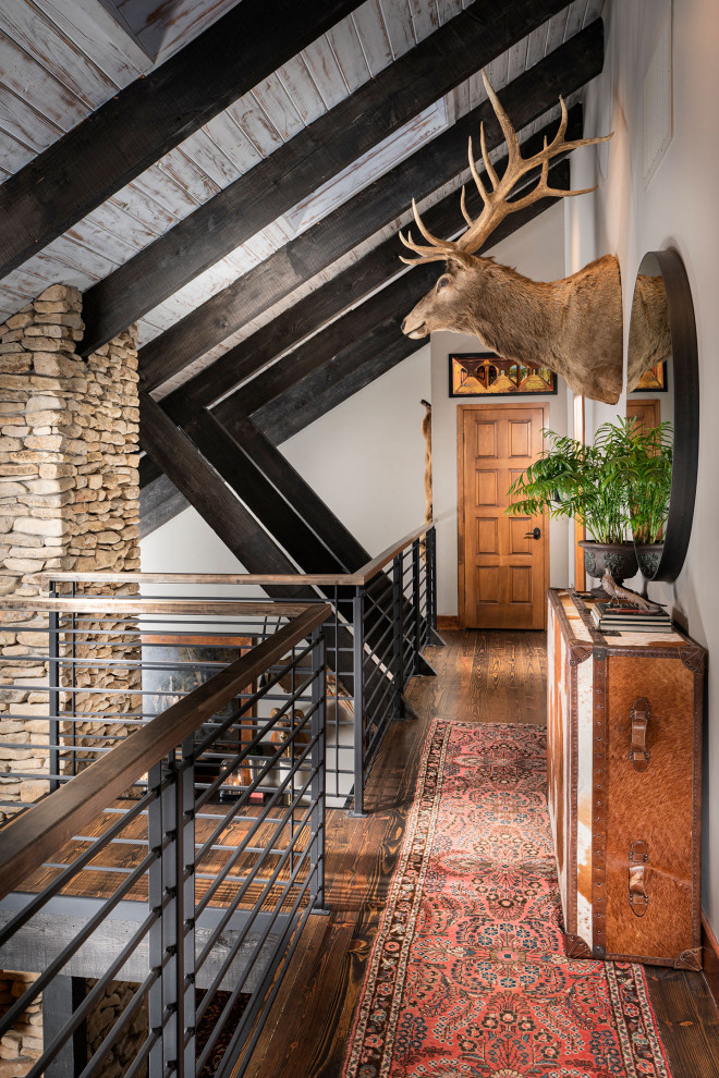 Cozy Rustic Modern House in the Woods - Rustic - Hall - Other - by ...