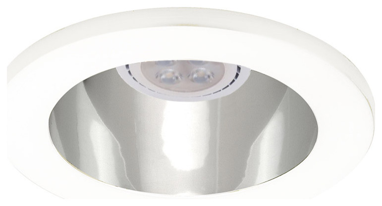 4in Round Adjustable Open Reflector Trim, White - Recessed Trims - by ...