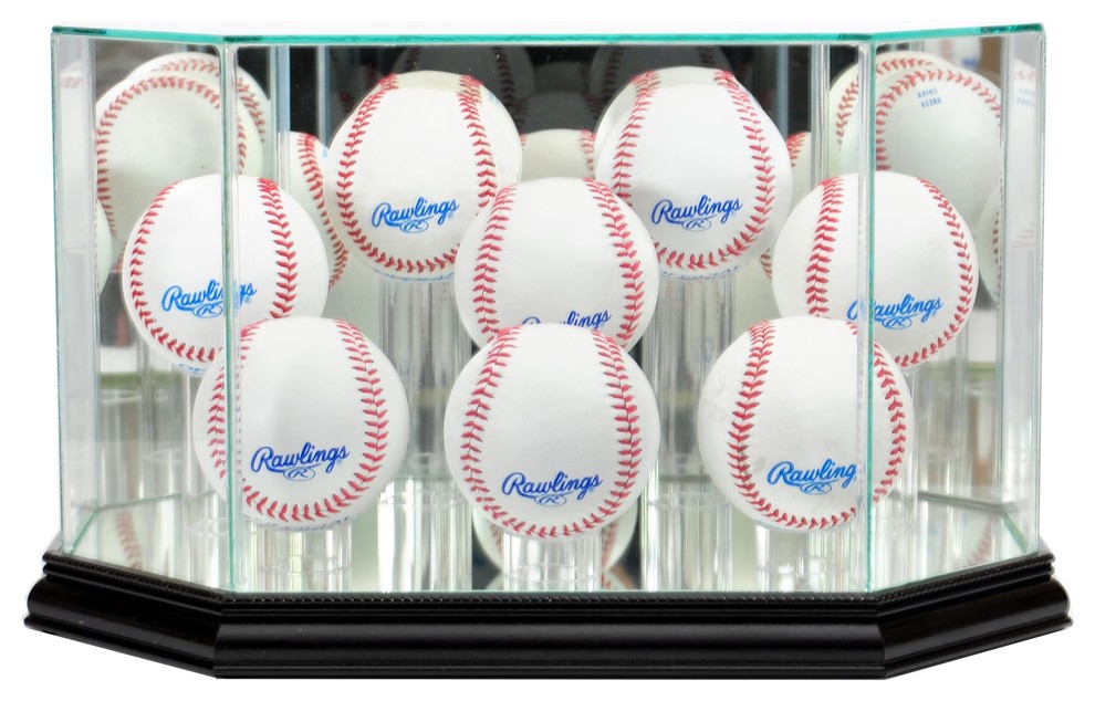 Octagon 8 Baseball Display Case - Traditional - Sports And Game Room ...