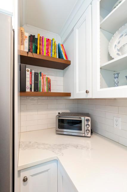 Floating Shelf Nook - Traditional - Kitchen - New York - by KraftMaster ...