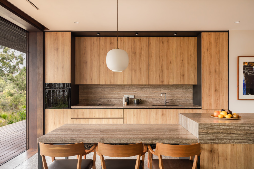 The Pond Retreat - Modern - Kitchen - Hobart - by Biotope Architecture ...
