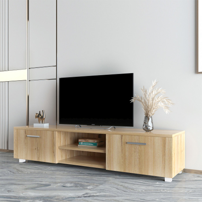 Living room TV benches MDF Oak modern tv stand - Contemporary ...