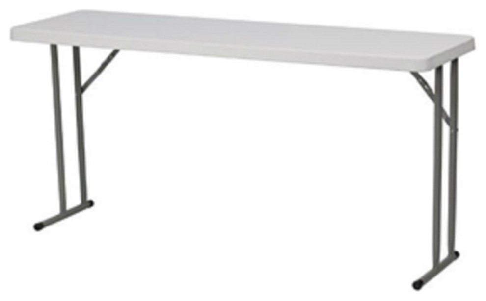 White Top Commercial Grade 60-inch Folding Table - Contemporary ...