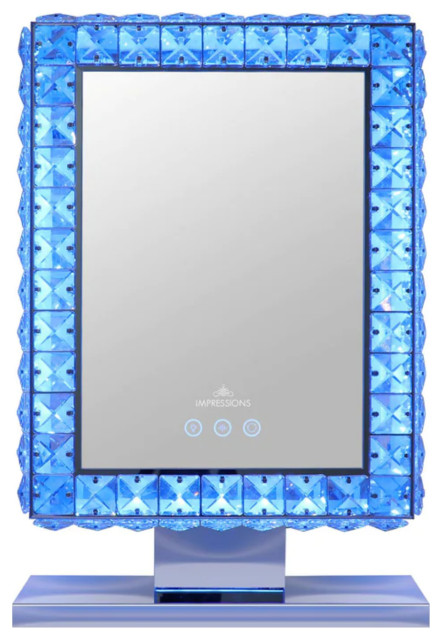 Bling Collection Mini RGB Vanity Mirror - Contemporary - Makeup Mirrors ...