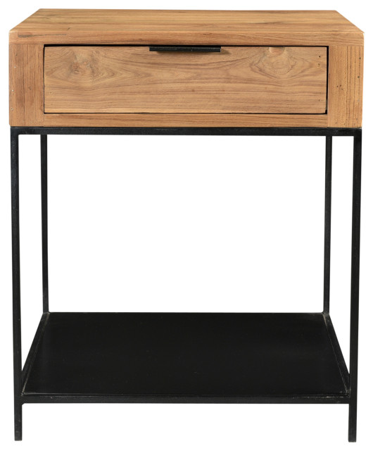 20 Inch Side Table Natural Contemporary Moe's Home - Contemporary ...