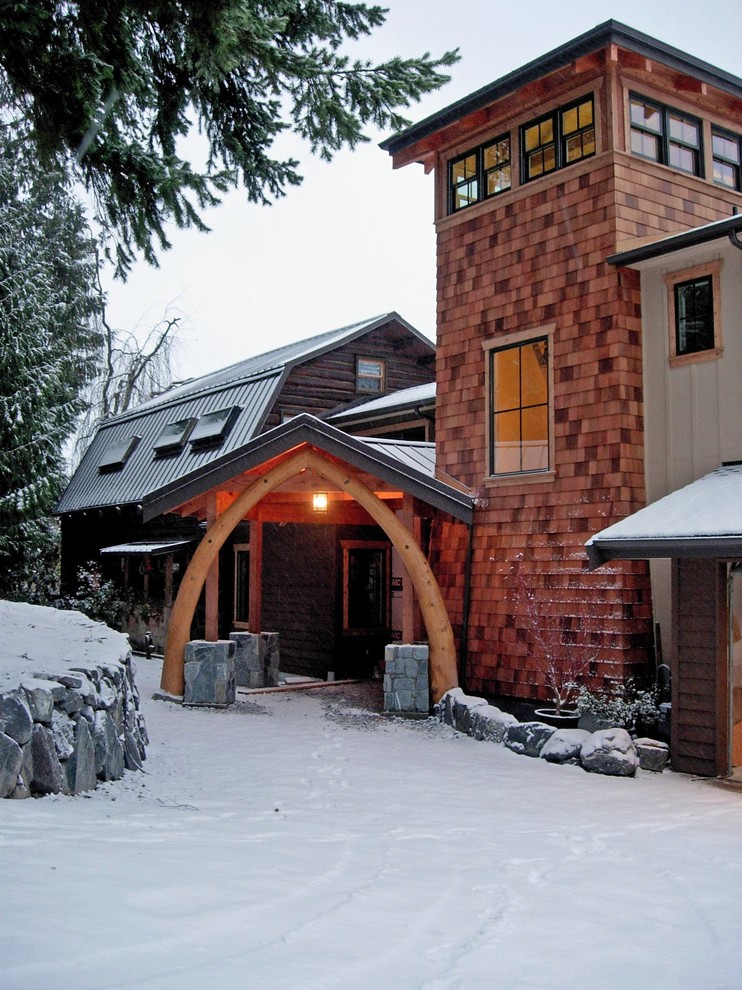 Hagerman Lodge - Eclectic - House Exterior - Seattle - by Drager ...