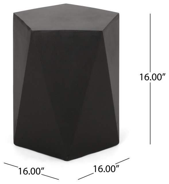 Apollo Outdoor Side Table - Industrial - Outdoor Side Tables - by ...