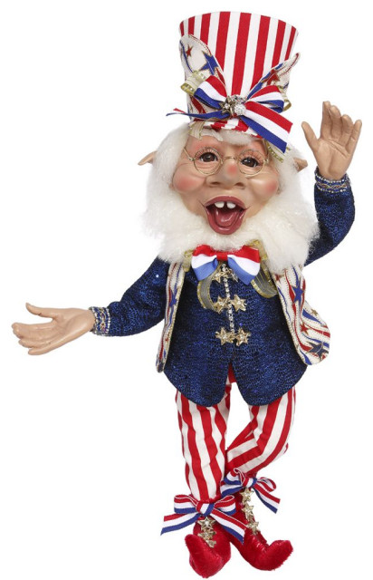 Mark Roberts 2020 Collection I Love The USA Elf Figurine, Medium, 19 ...