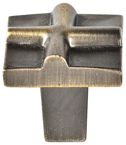 Rio Small Cross Knob 1" - Transitional - Cabinet And Drawer Knobs - by ...