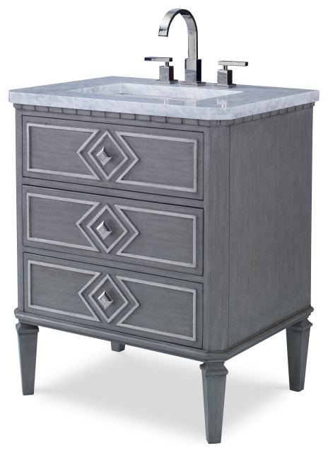 Ambella Home Collection Diamond Sink Chest - Traditional - Kitchen ...