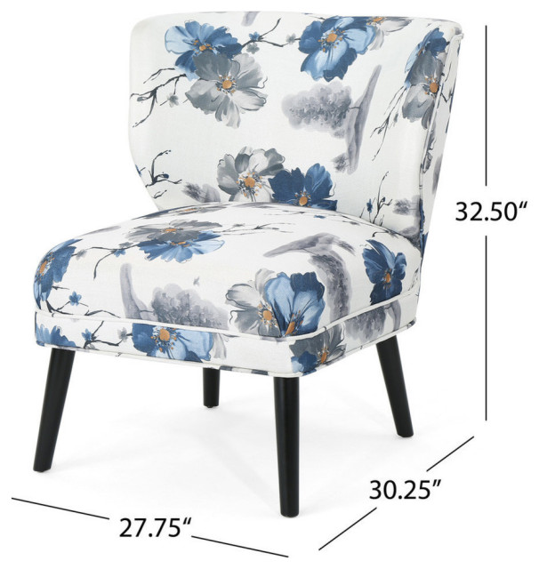 GDF Studio Roger Modern Farmhouse Accent Chair - Midcentury - Armchairs ...