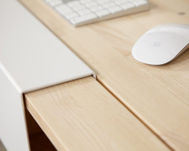 Wall Mounted Desk, Ash - Transitional - Desks And Hutches - by ...