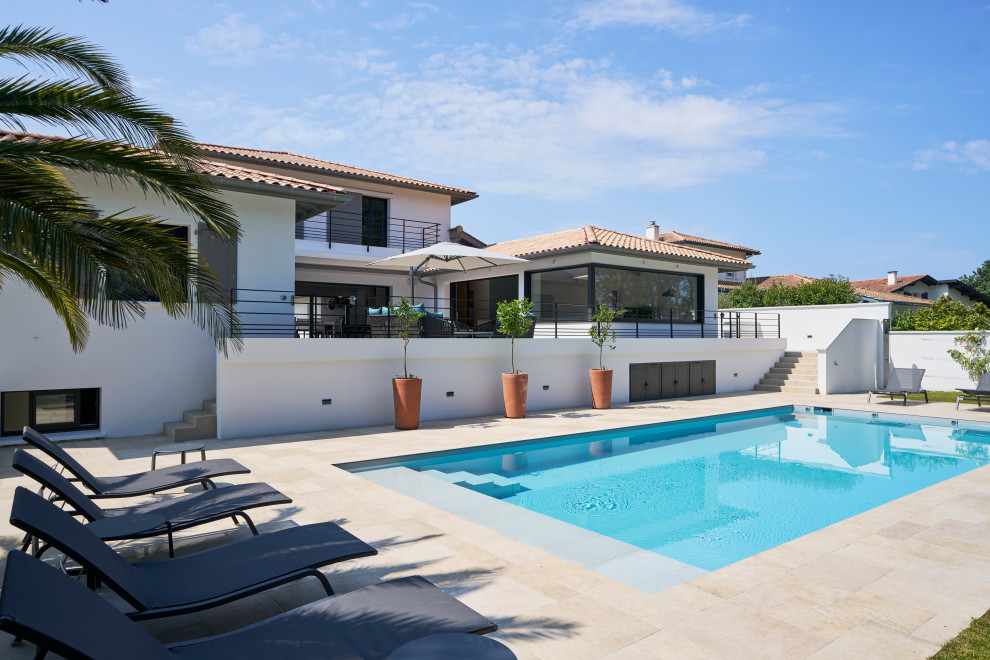 Rénovation d'une villa sur la Côte Basque - Modern - Pool - Bordeaux ...