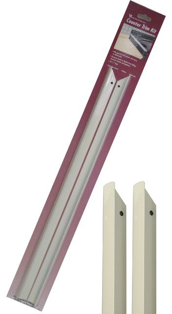 20 3/4" Stainless Steel Counter Trim Kit, Bisque, 2-Pack - Contemporary ...