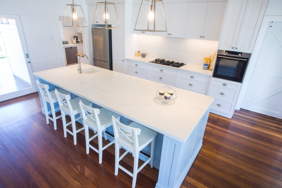 Hamptons on Hamilton - Hampton - Kitchen - Brisbane - by Makings of ...