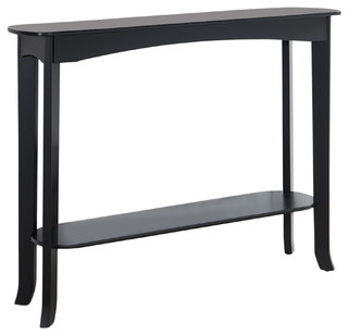 Donnelle Wood Console Table, Espresso - Transitional - Console Tables ...
