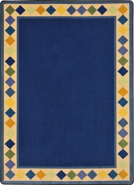 Kid Essentials, Early Childhood Delightful Diamonds Rug, 5'4" x 7'8 ...