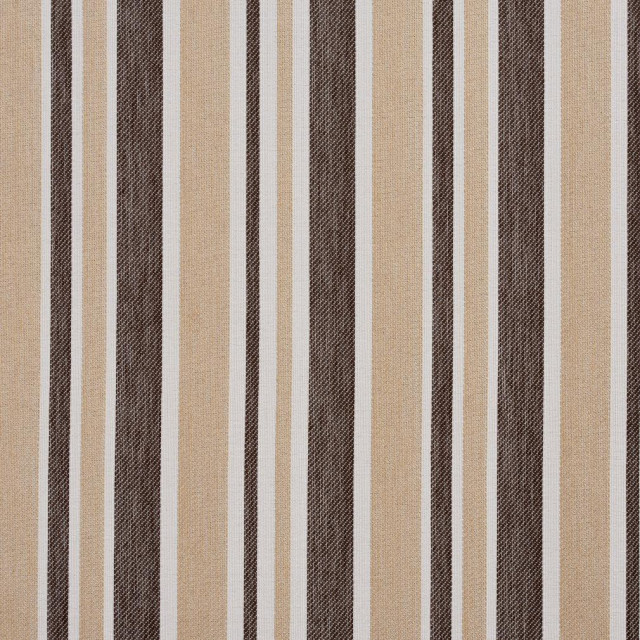 Brown Performance Stripe woven Upholstery Fabric by the Yard, By The ...