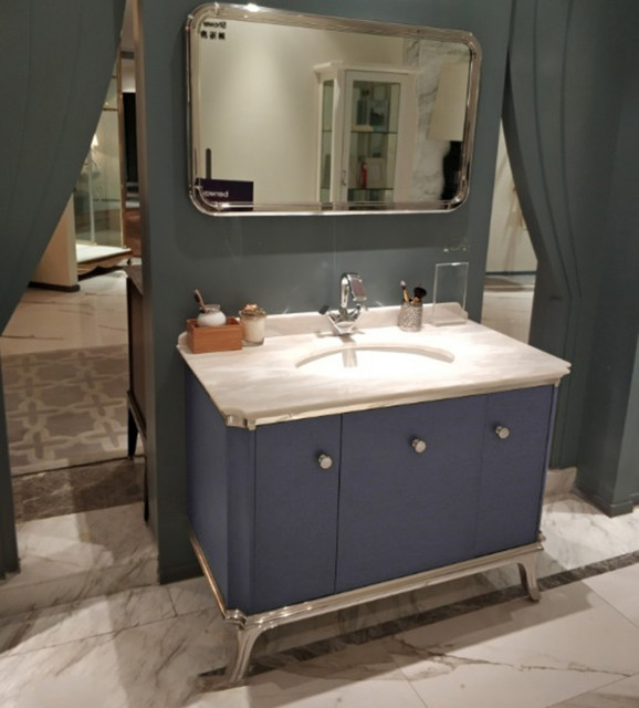 43" Single Bathroom Vanity Base Only - Traditional - Bathroom Vanities ...