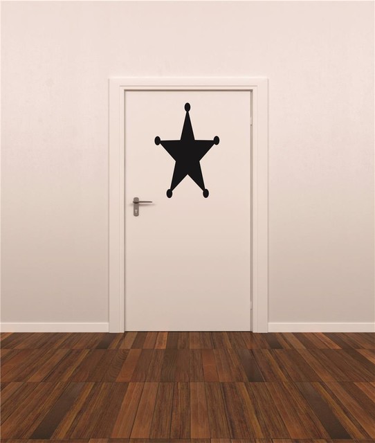 Decal, Cowboy Western Star Living Room Bedroom Home, 20x20", 20X20 ...