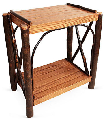 Double Cross Table - Rustic - Side Tables And End Tables - by Genesee ...