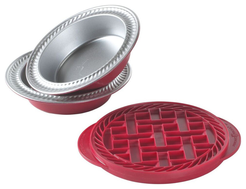 Nordic Ware 3 Piece Mini Pie Baking Kit - Contemporary - Pie And Tart ...
