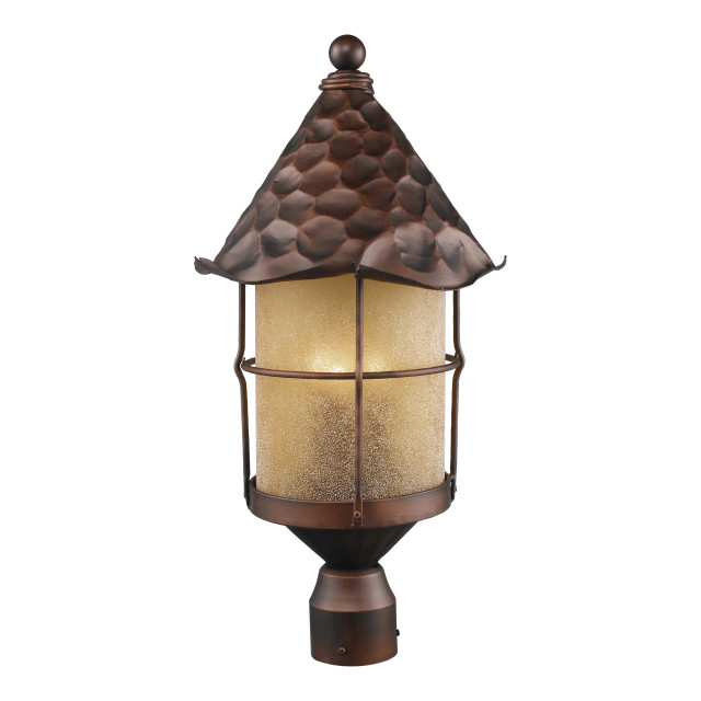 Rustica 3-Light Outdoor Post Mount - Rustic - Post Lights - by ...