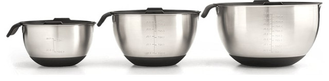 Napoleon 3-Piece Marinating Bowl Set - Mixing Bowls - by Buildcom | Houzz