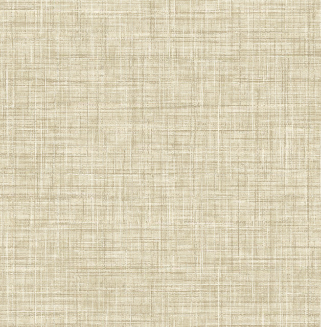 Tuckernuck Wheat Linen Wallpaper, Sample - Wallpaper - by Brewster Home ...