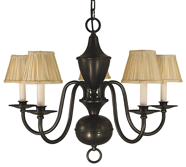 5-Light Jamestown Dining Chandelier, Antique Brass - Traditional ... 5-Light Jamestown Dining Chandelier, Antique Brass - Traditional ...