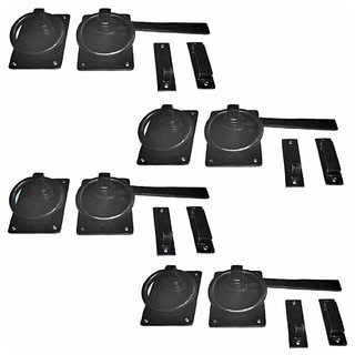 Black Iron Gate Latch Lock Colonial Style Gate Lock | - Traditional ...