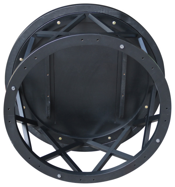 Round Ceylon Coffee Table - Transitional - Coffee Tables - by ...