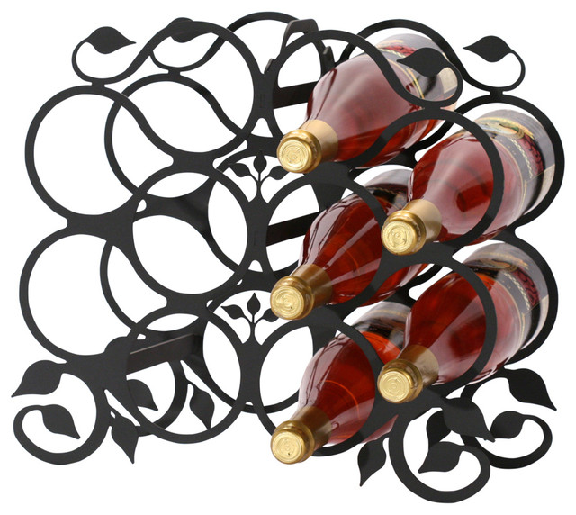 Wrought Iron Wine Rack, Large - Traditional - Wine Racks - by eTriggerz ...