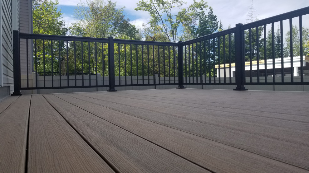 10' x 14' TimberTech Composite Deck - Coconut Husk - Modern - Deck ...