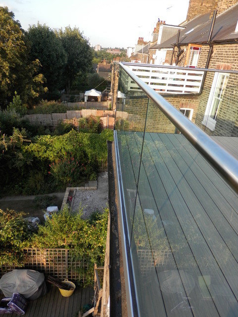 Balcony Transformation with Glass Balustrade and Composite Decking ...