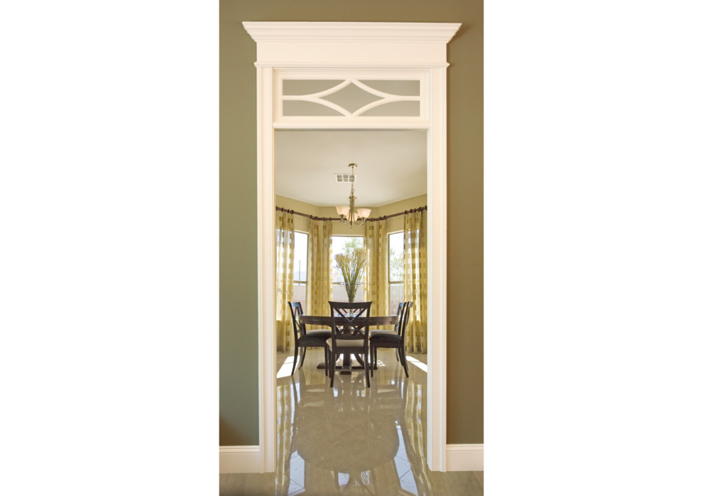 Transom Window Transitional in Dining Room - Transitional - Raleigh ...