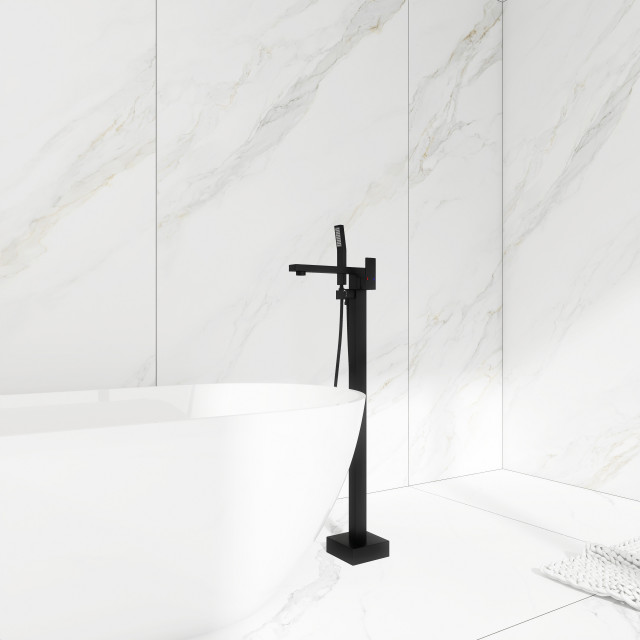 Freestanding Tub Shower Claw Foot Faucet With Handheld Spout ...