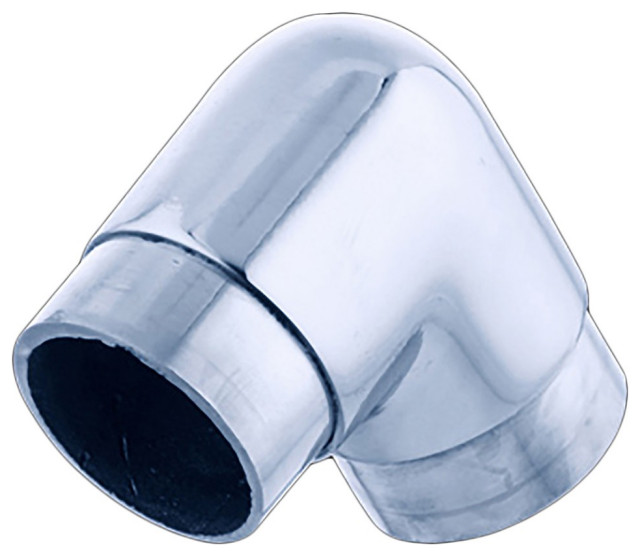 Chrome Brass Flush Elbow Fitting 90 Degree 2" Bar Rail Renovators ...