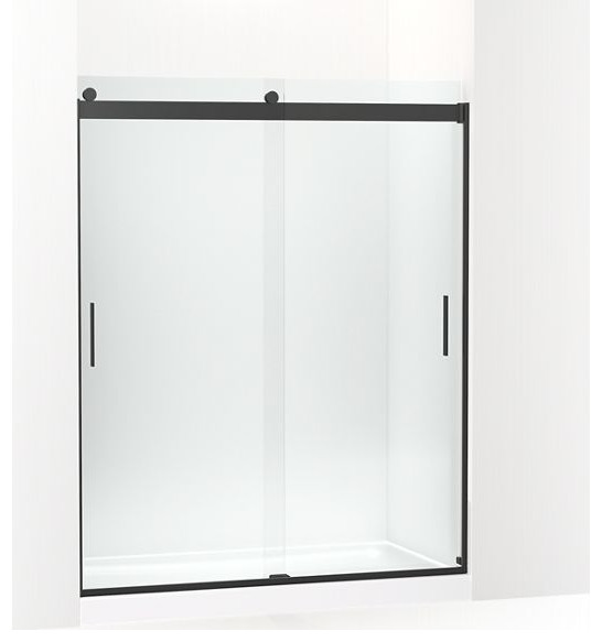 Kohler Levity Sliding Shower Door 74 H X 56 5 8 59 5 8 W Clear