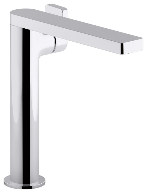Tall Bathroom Faucet, Modern Design With Large Spout & Single Handle ...