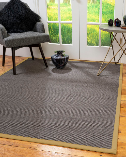 Natural Area Rugs Big Sur Custom Sisal Rug, 8' x 10' Oval - Tropical ...